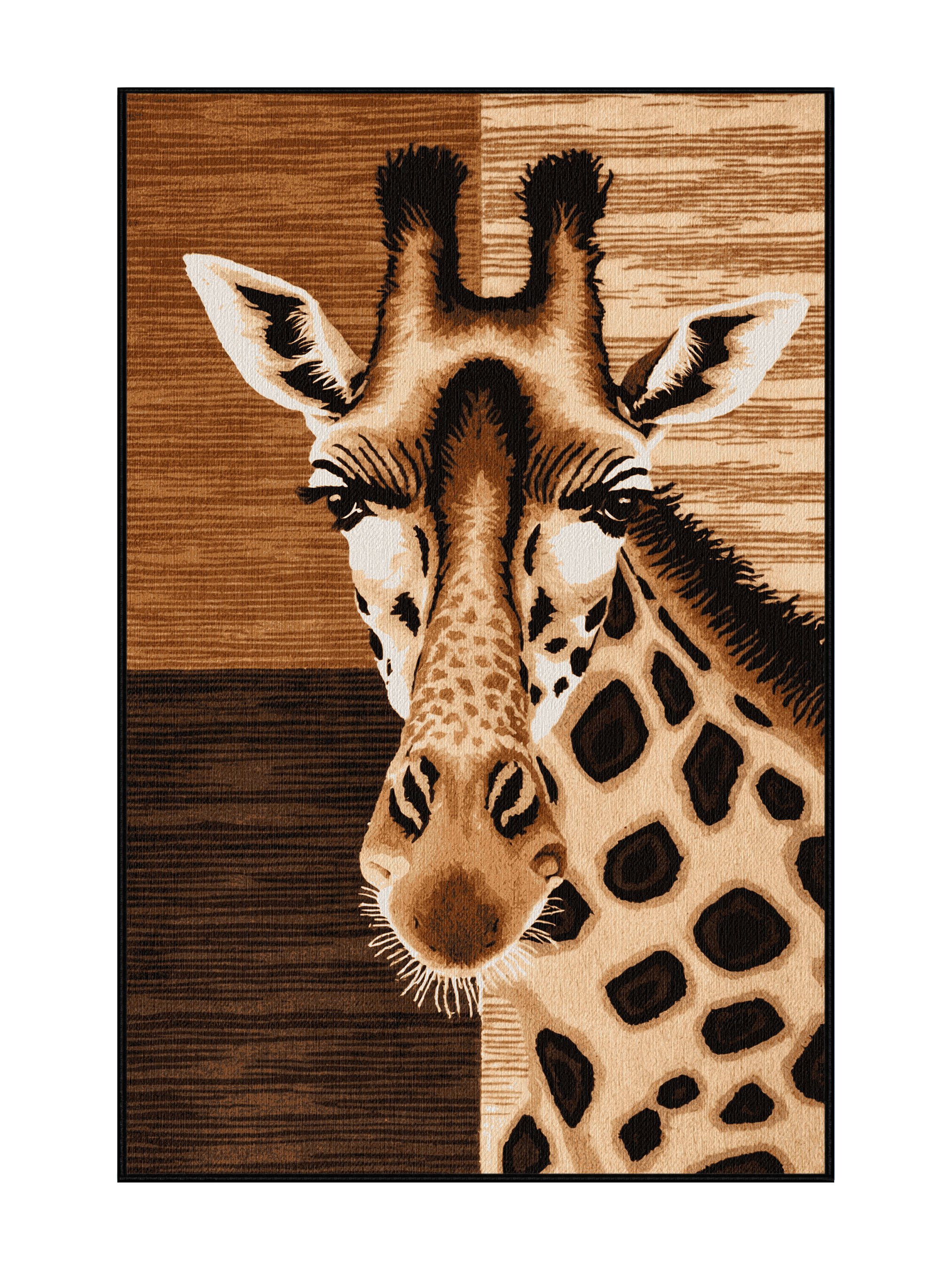 Foundry Select Washable Giraffe Wildlife Area Rug | Wayfair