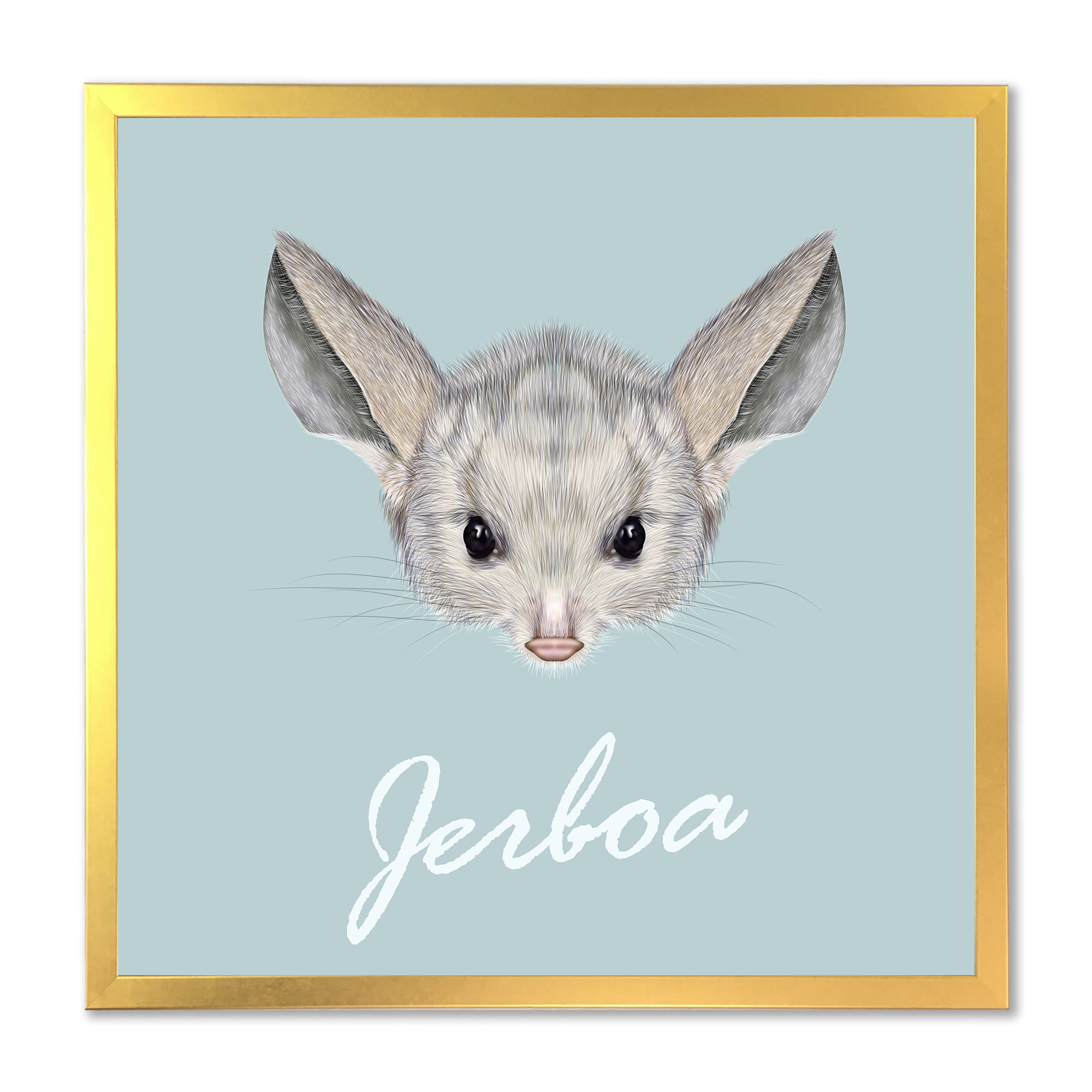 East Urban Home Portrait Of Jerboa - Traditional Canvas Wall Art Print ...