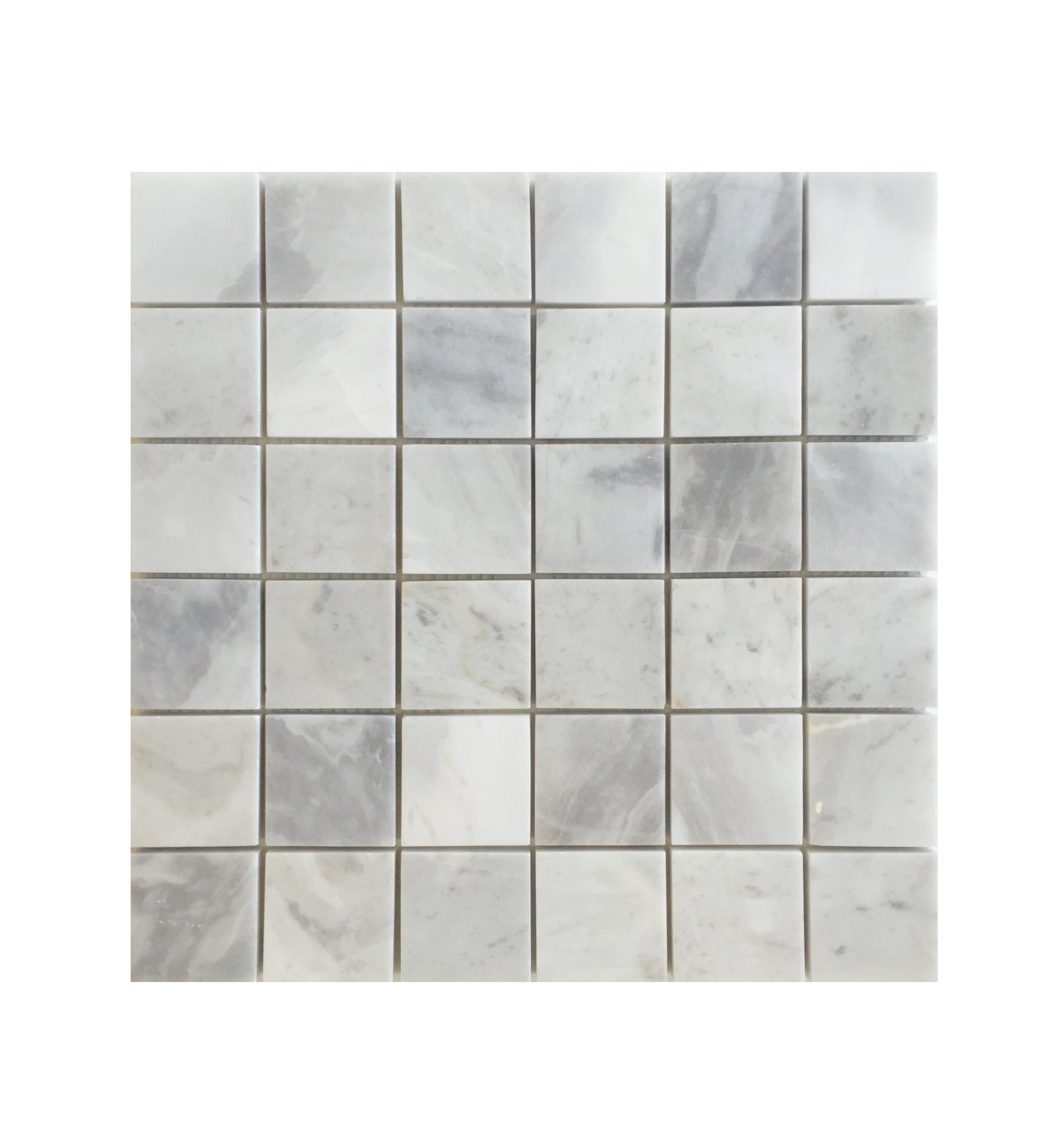Stone & Tile Shoppe 2" x 2" Marble Grid Mosaic Wall & Floor Tile | Wayfair