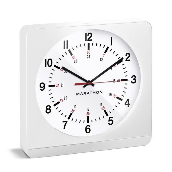 Marathon Watch Company Wall Clock & Reviews | Wayfair