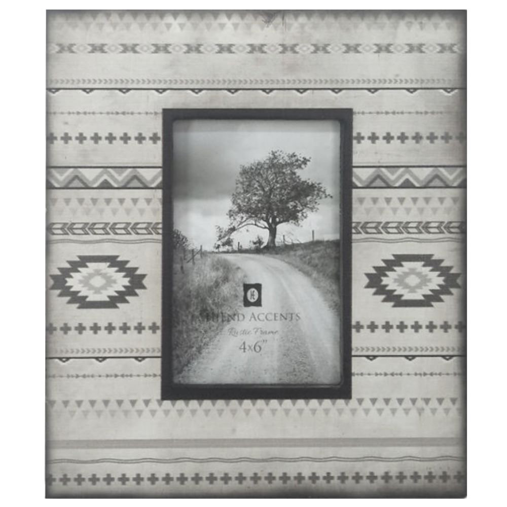 Paseo Road by HiEnd Accents Free Spirit Gray Aztec Pattern Southwestern ...