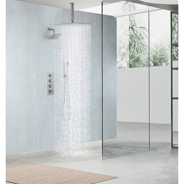 Wonderland America Rain Dual Shower Head 1.8 GPM GPM & Reviews | Wayfair