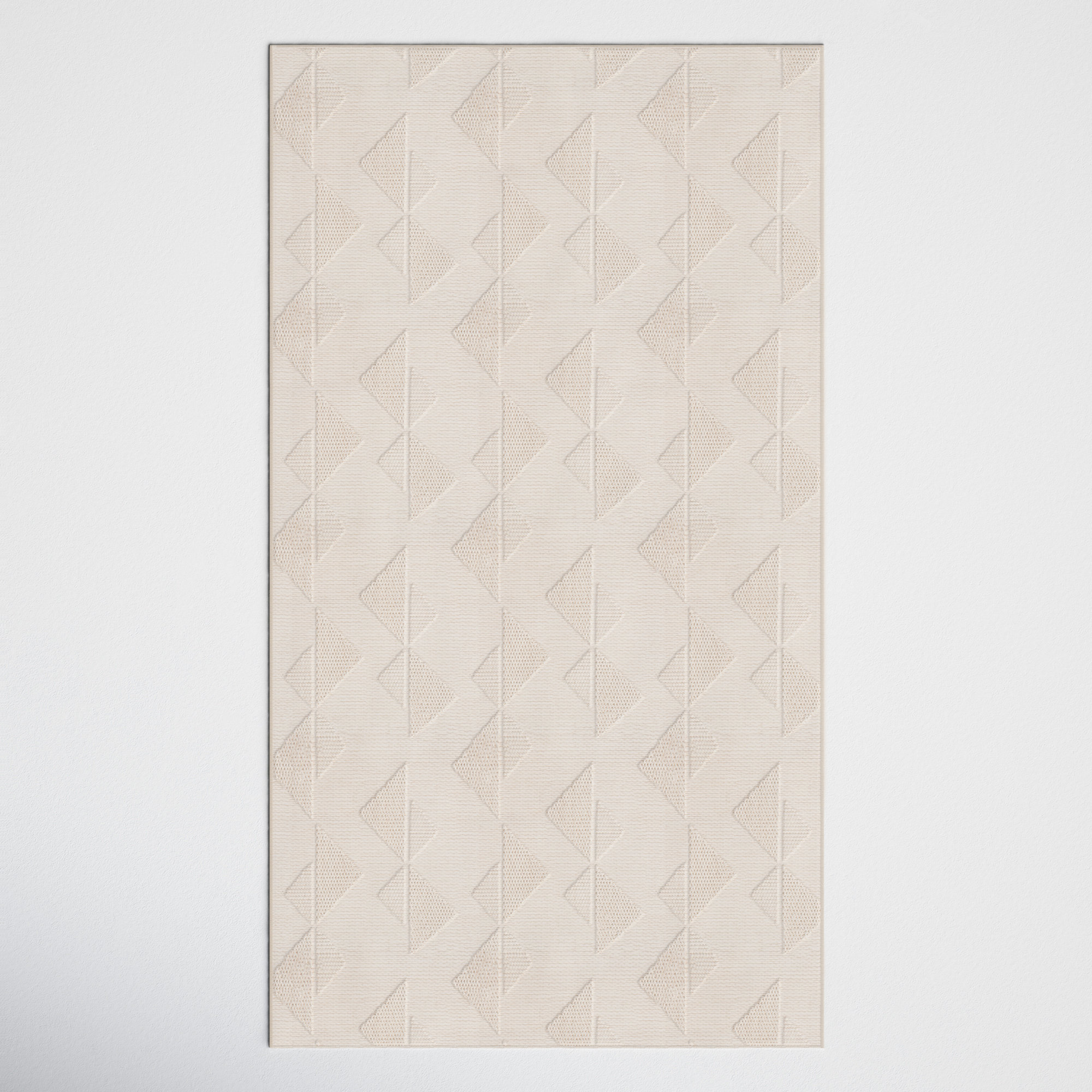 Joss & Main Grayden Chevron Moonbeam Indoor / Outdoor Area Rug ...