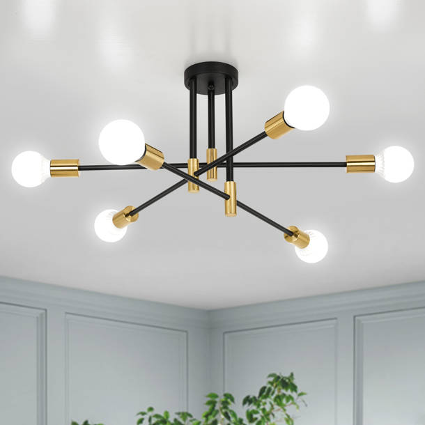 George Oliver Croner 12 - Light Dimmable Sputnik Modern Linear ...