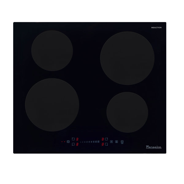 Rangaire 24 Inch Induction 4 Burner Cooktop with Slide Touch Controls ...