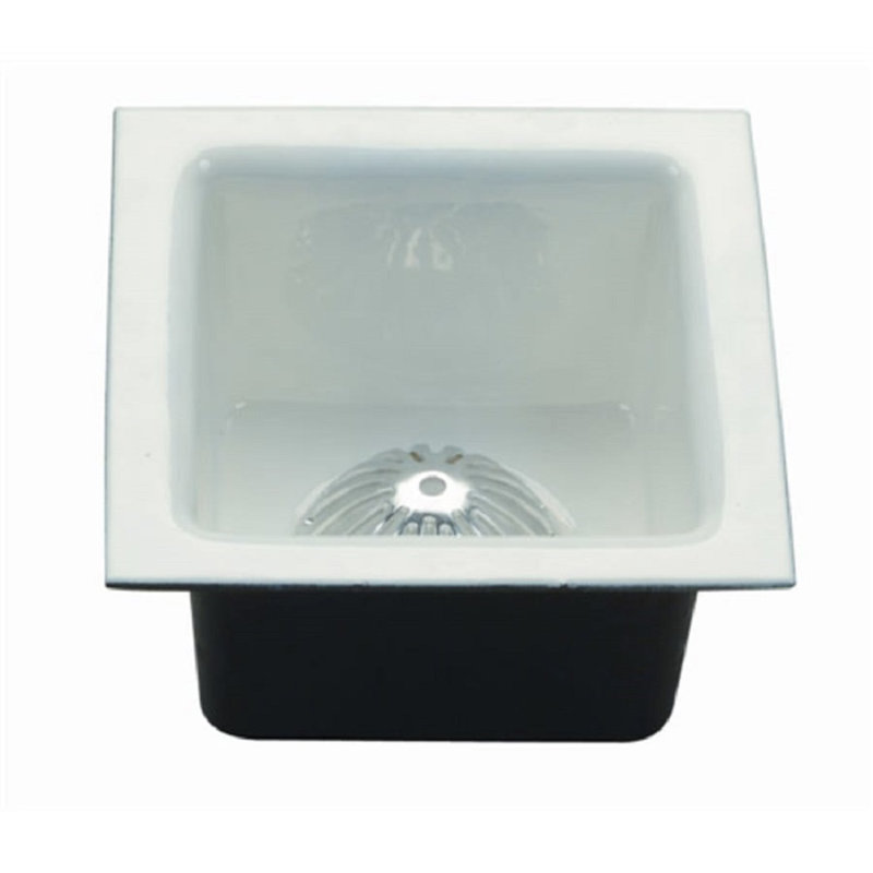 Proflo 12.1" L x 12.1" W Floor Service Sink | Wayfair