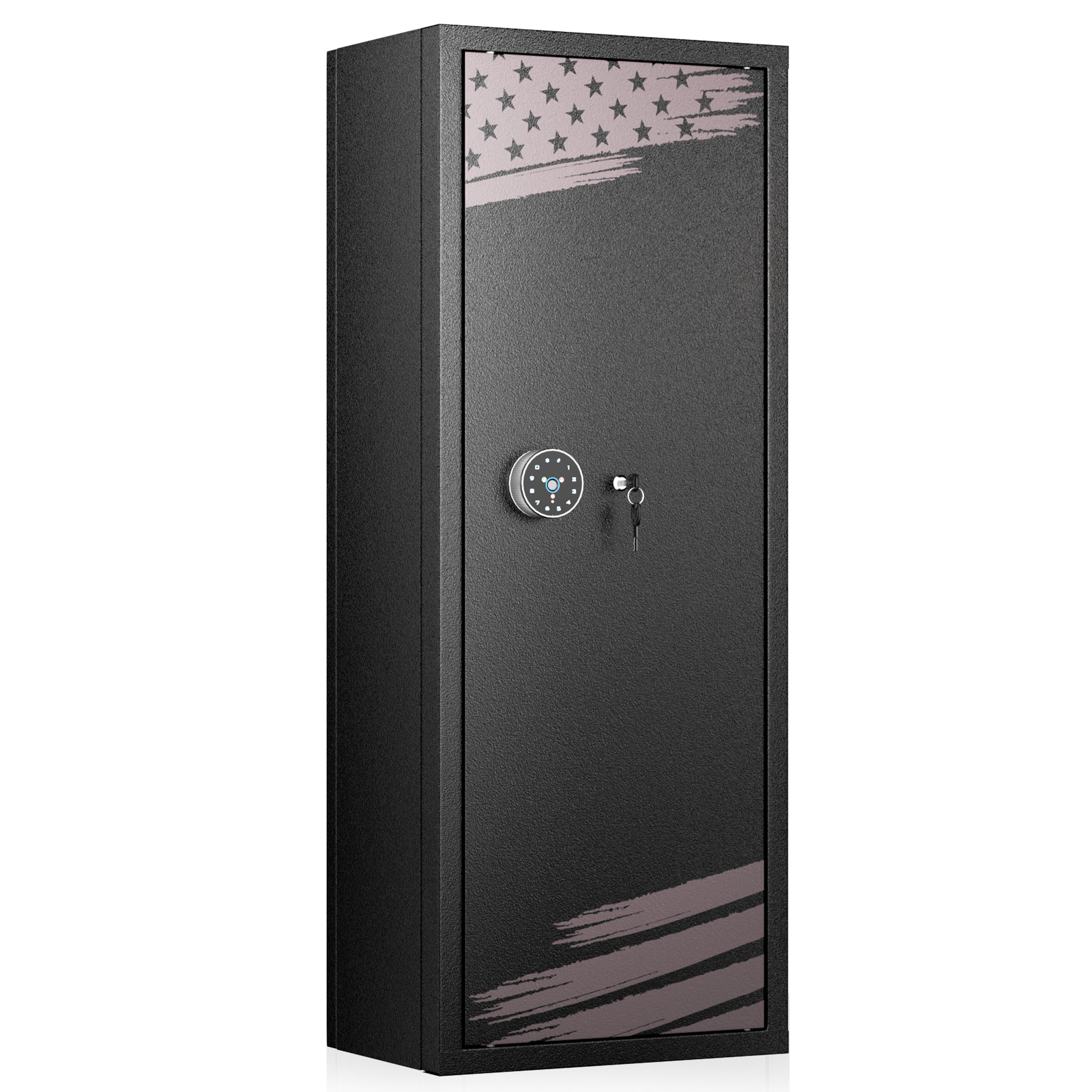 SUNCROWN Fingerprint 10-14 Rifle Gun Safe, Gun Safes for Home Rifle and ...