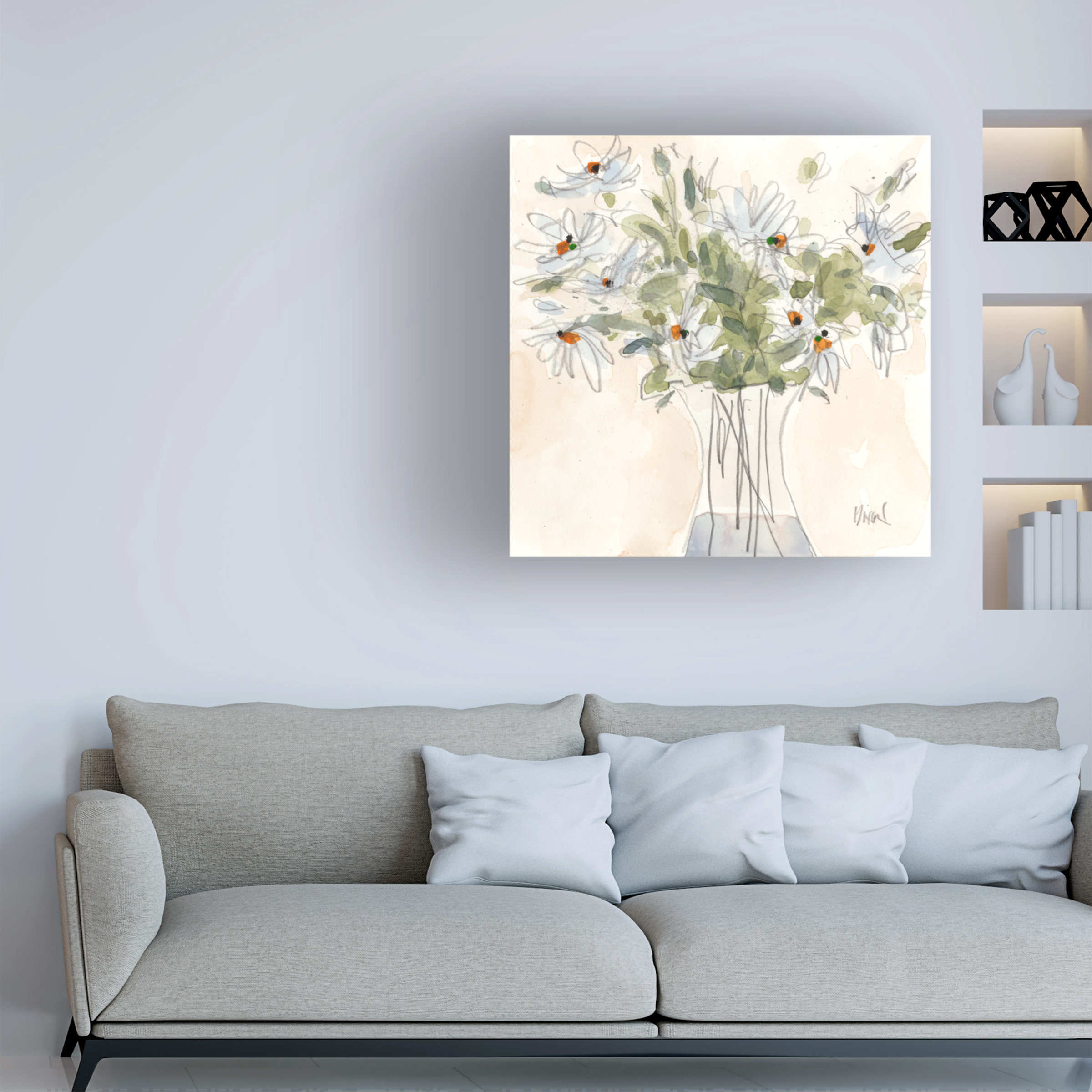 Red Barrel Studio® Samuel Dixon 'Daisy Just Because II' Canvas Art ...