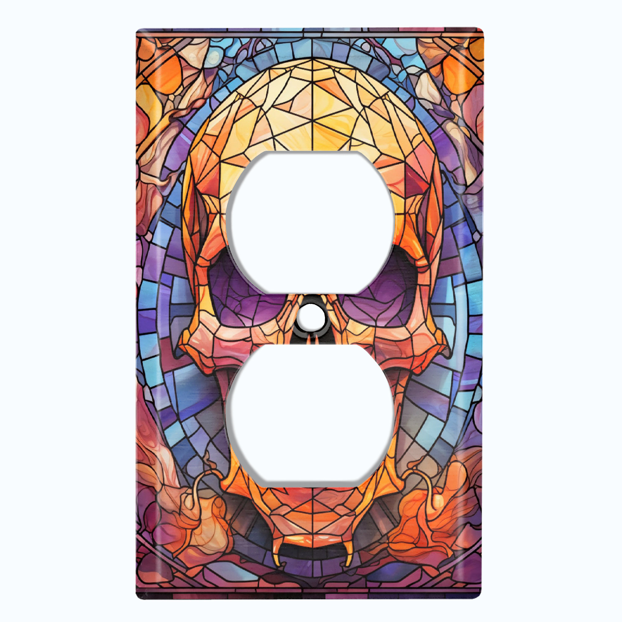 WorldAcc Halloween Colorful Skull Christmas Festive Tree Lights 1 ...