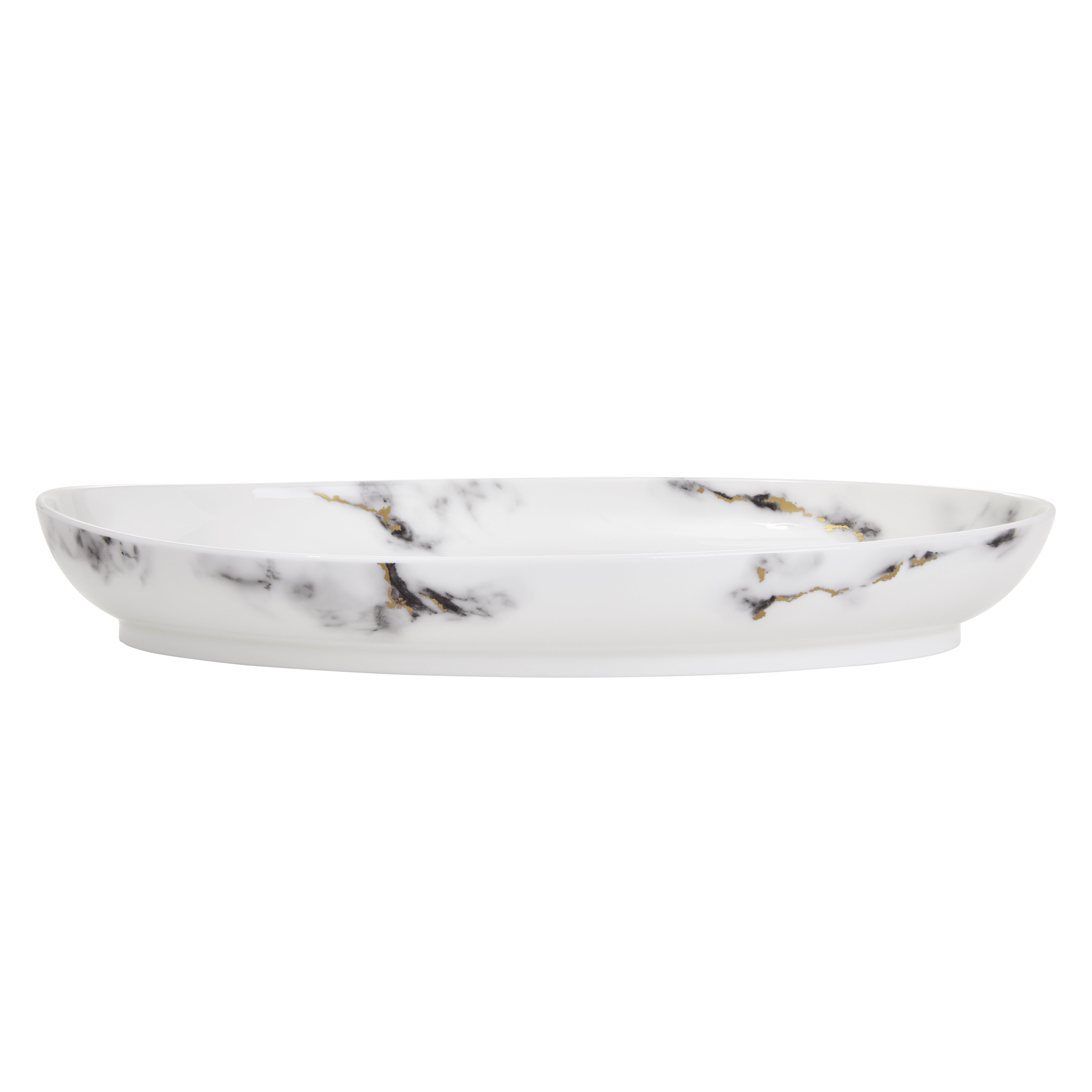 Prouna Venice Fog Bone China Deep Oval Platter - Wayfair Canada