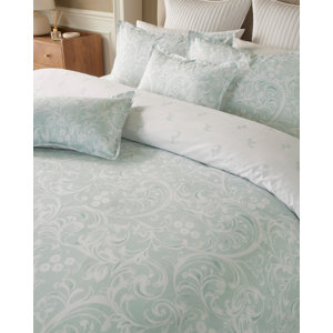 Samantha Faiers Home Ophella Duck Egg Duvet Cover Set King | Wayfair.co.uk