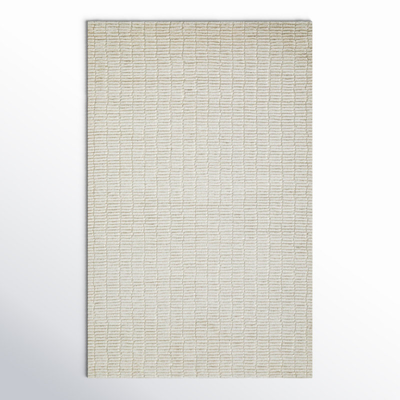 Debra Handmade Tufted Wool Area Rug in Ivory & Reviews | Joss & Main