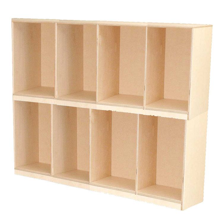 Wood Designs Open Stack Locker - Two Unit | Wayfair