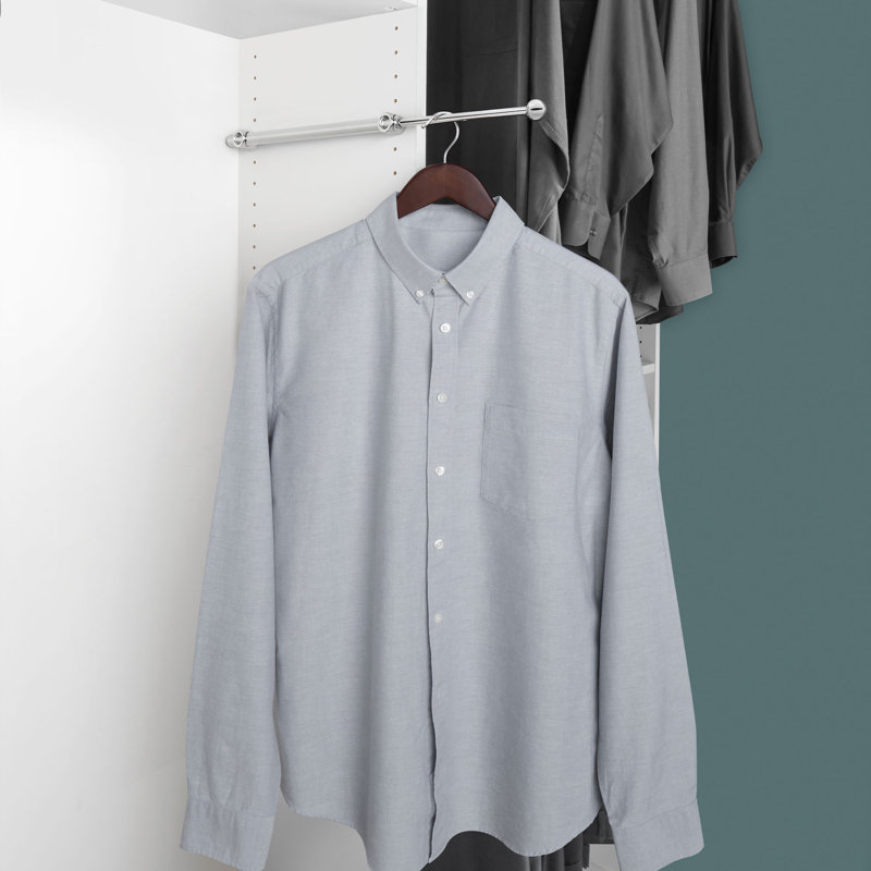 Rev-A-Shelf 14" Extendable Metal Designer Closet Valet Rod, CVR-14-CR ...