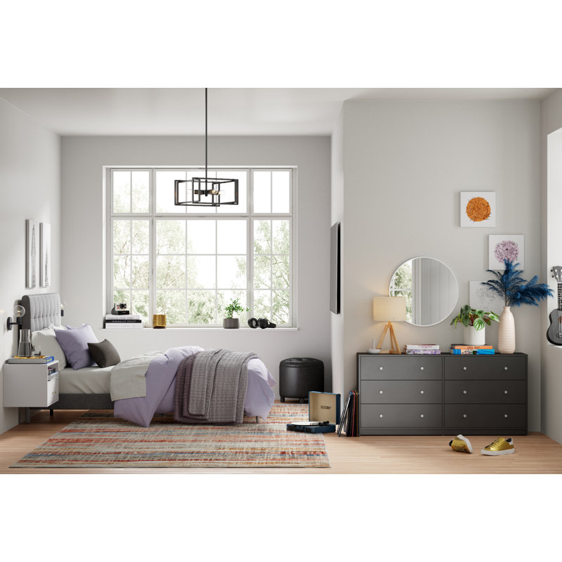 Zipcode Design™ Fabiola Blue/Gray/Red Rug & Reviews | Wayfair