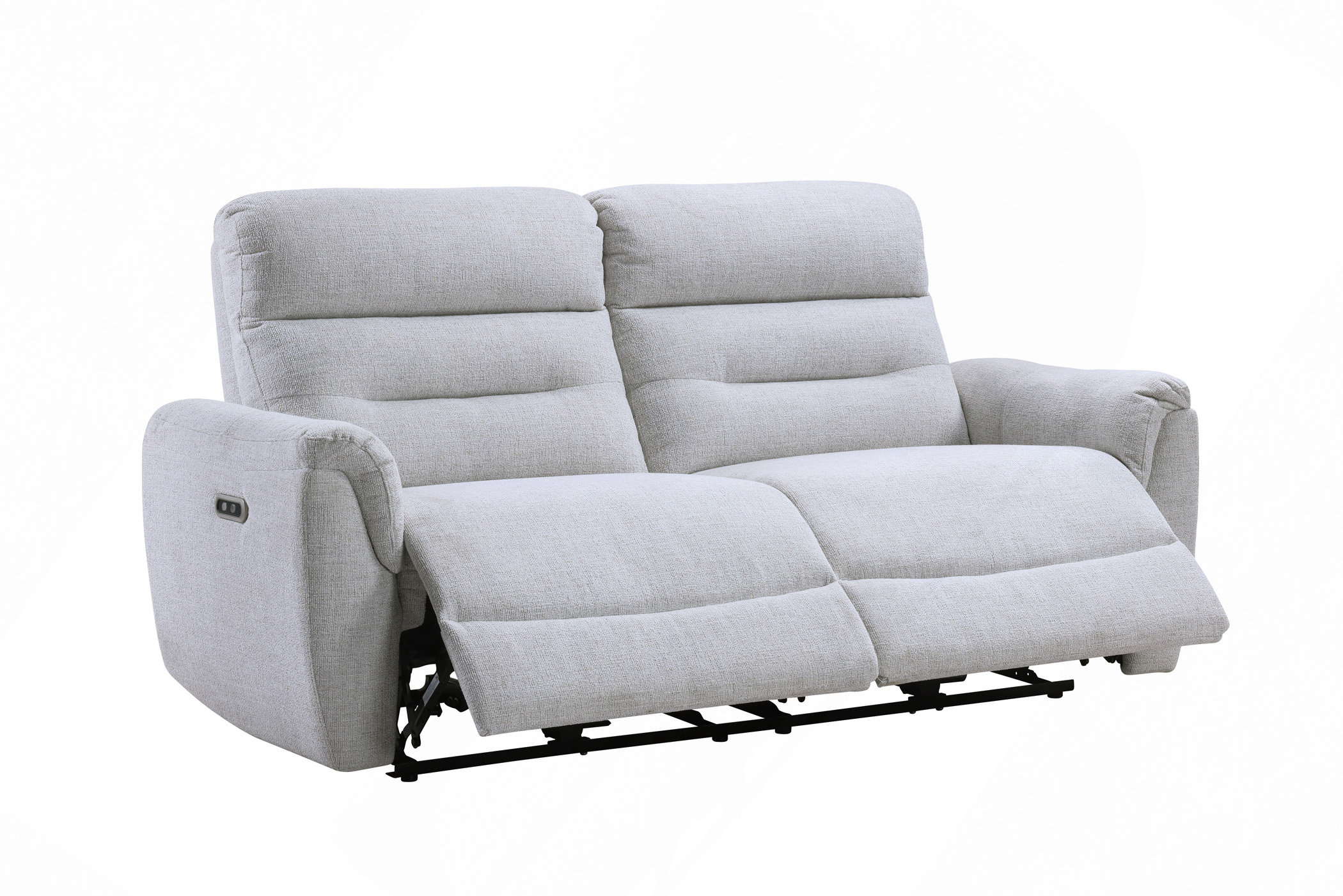 Latitude Run® Chenille Power Motion Sofa W/USB Port | Wayfair