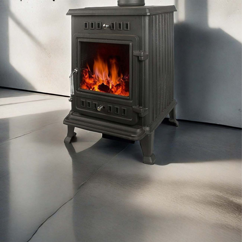 Hart Enjoy life Cast iron stove with country fire fireplace | Wayfair