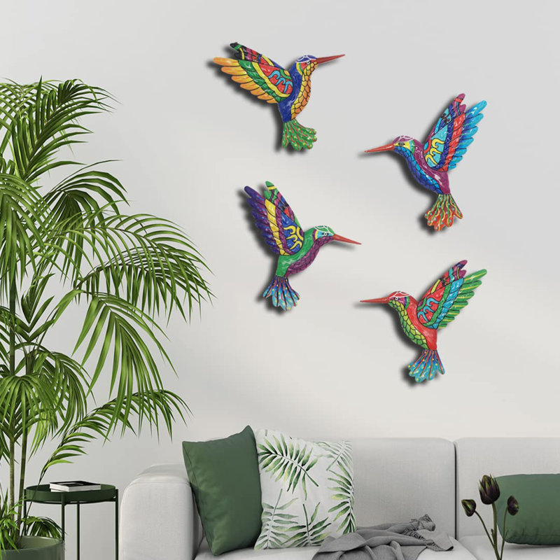 Red Barrel Studio® Metal Hummingbird Wall Art Decor | Wayfair