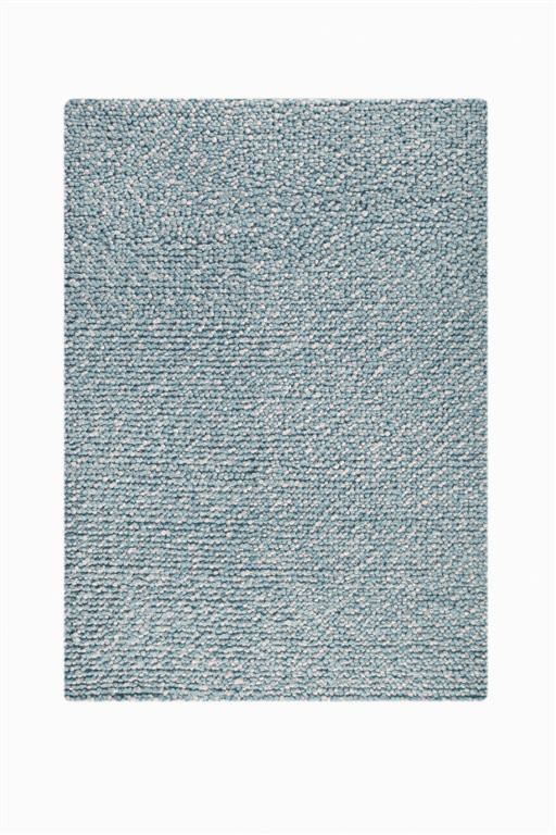 Highland Dunes Handmade Woven Wool Aqua Area Rug | Wayfair