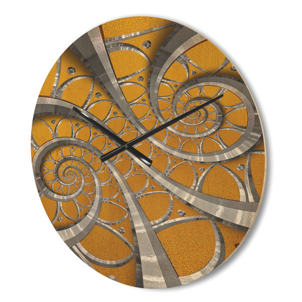 Bless international Time Spiral Wall Clock | Wayfair