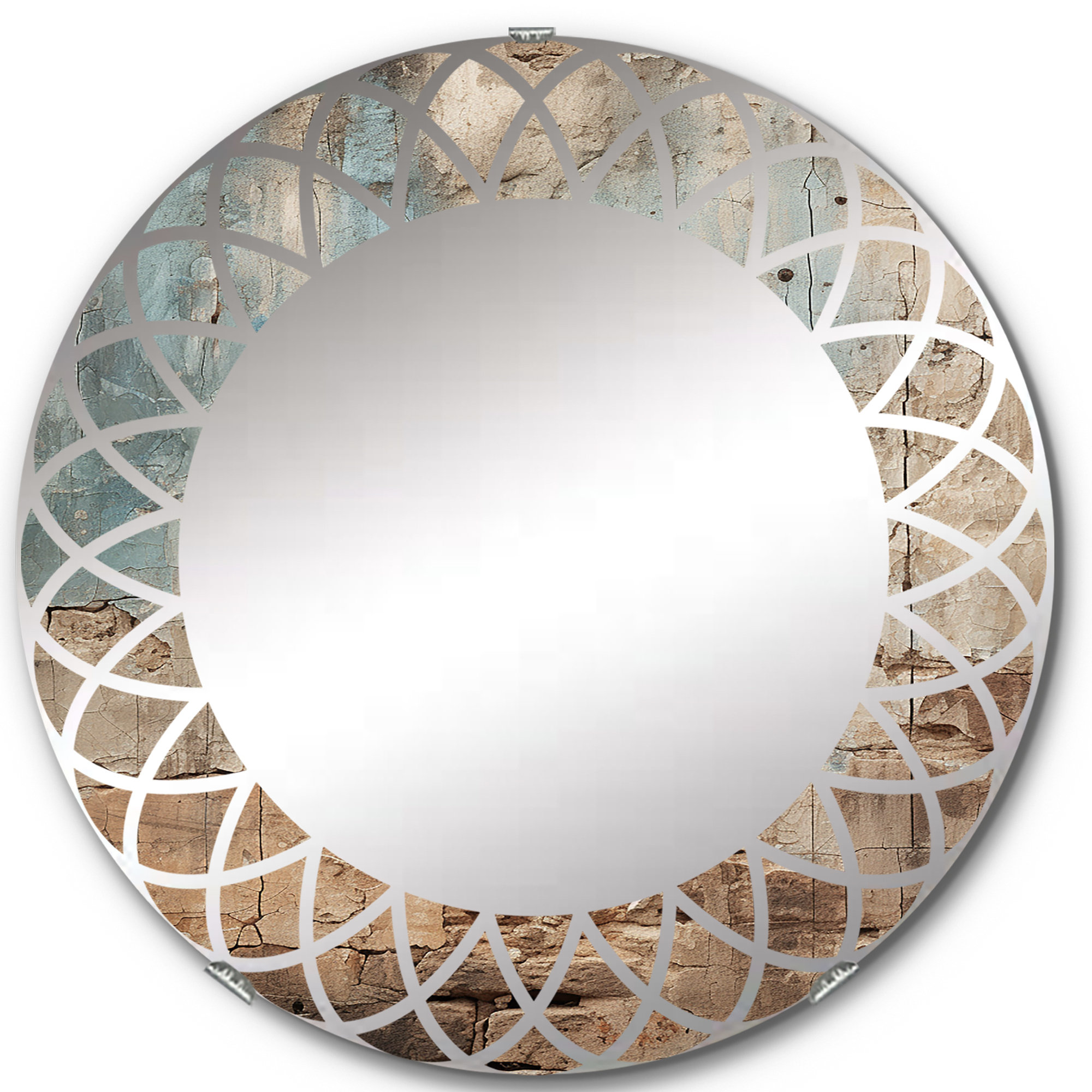 East Urban Home Mirphak - Religion & Spirituality Wall Mirror Round ...