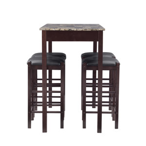 Winston Porter Loria 5 - Piece Counter Height Dining Set & Reviews ...