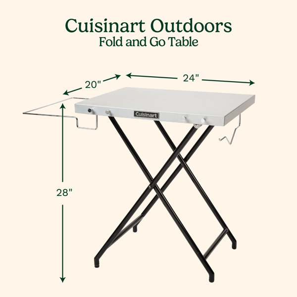 Cuisinart Fold ''N Go Prep Table and Grill Stand & Reviews | Wayfair