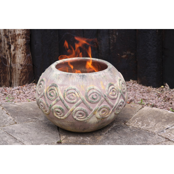 Gardeco Aestrel Celtic Themed Round Fire Pit & Reviews | Wayfair.co.uk
