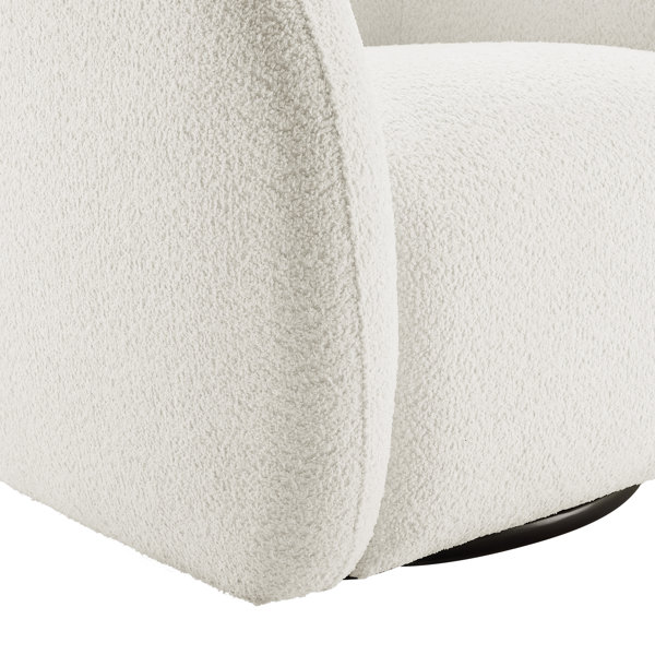Ivy Bronx Kiptin 31.7'' W Upholstered Modern Comfort 360 Degree Swivel ...