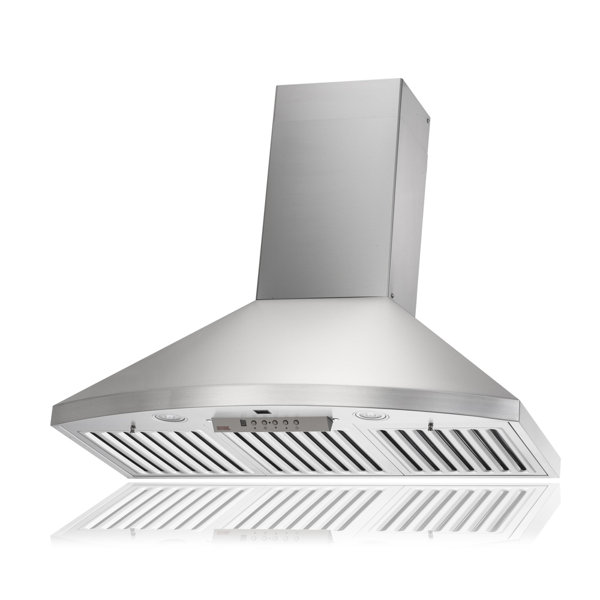 Kobe Range Hoods 36" Stainless Steel 800 CFM Ducted (Vented) Wall Range ...