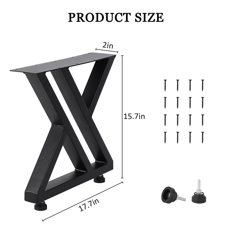 Latitude Run® Metal Bench Leg, Desk And Coffee Table Legs | Wayfair