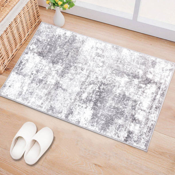 Trent Austin Design® Willington Abstract Dark and Light Gray Area Rug ...
