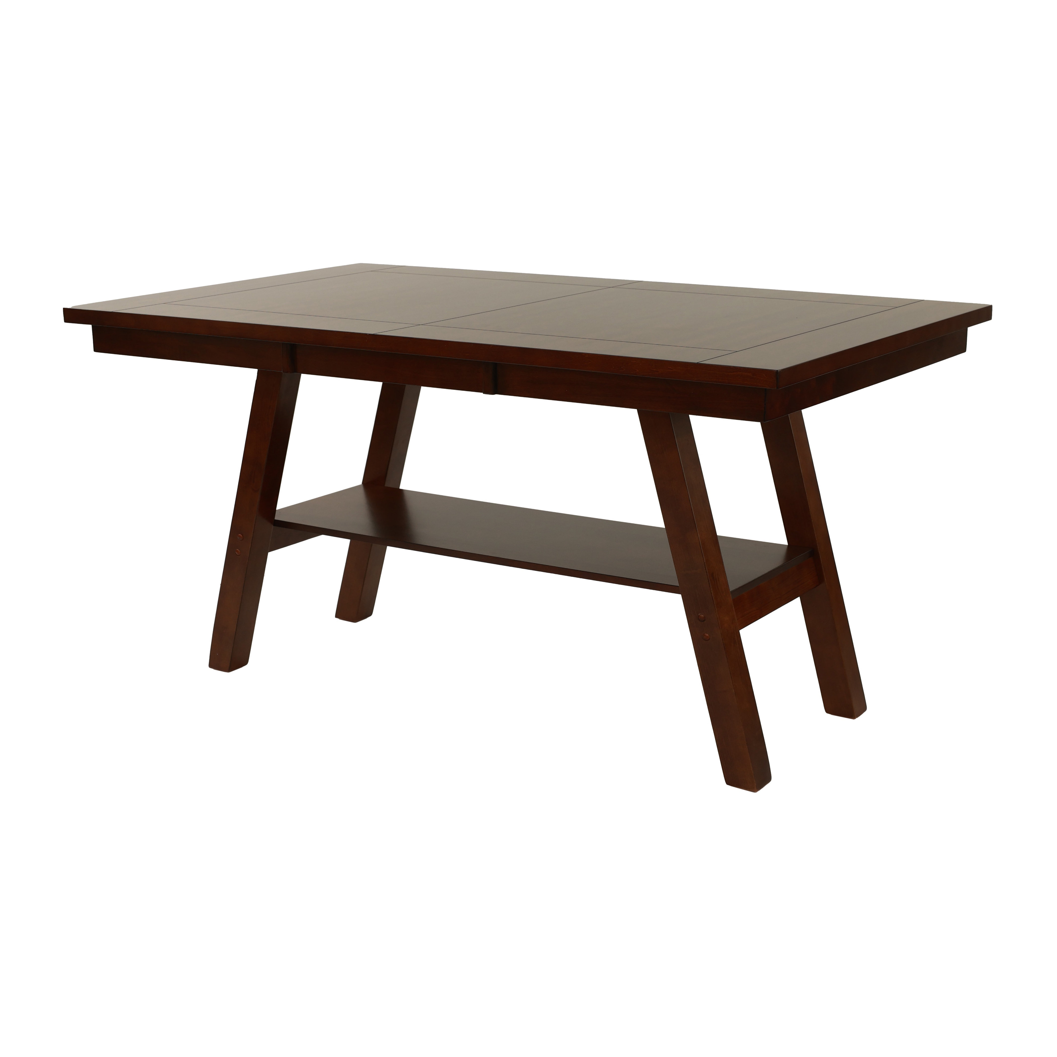 George Oliver Rectangular Counter Height Table with Storage | Wayfair