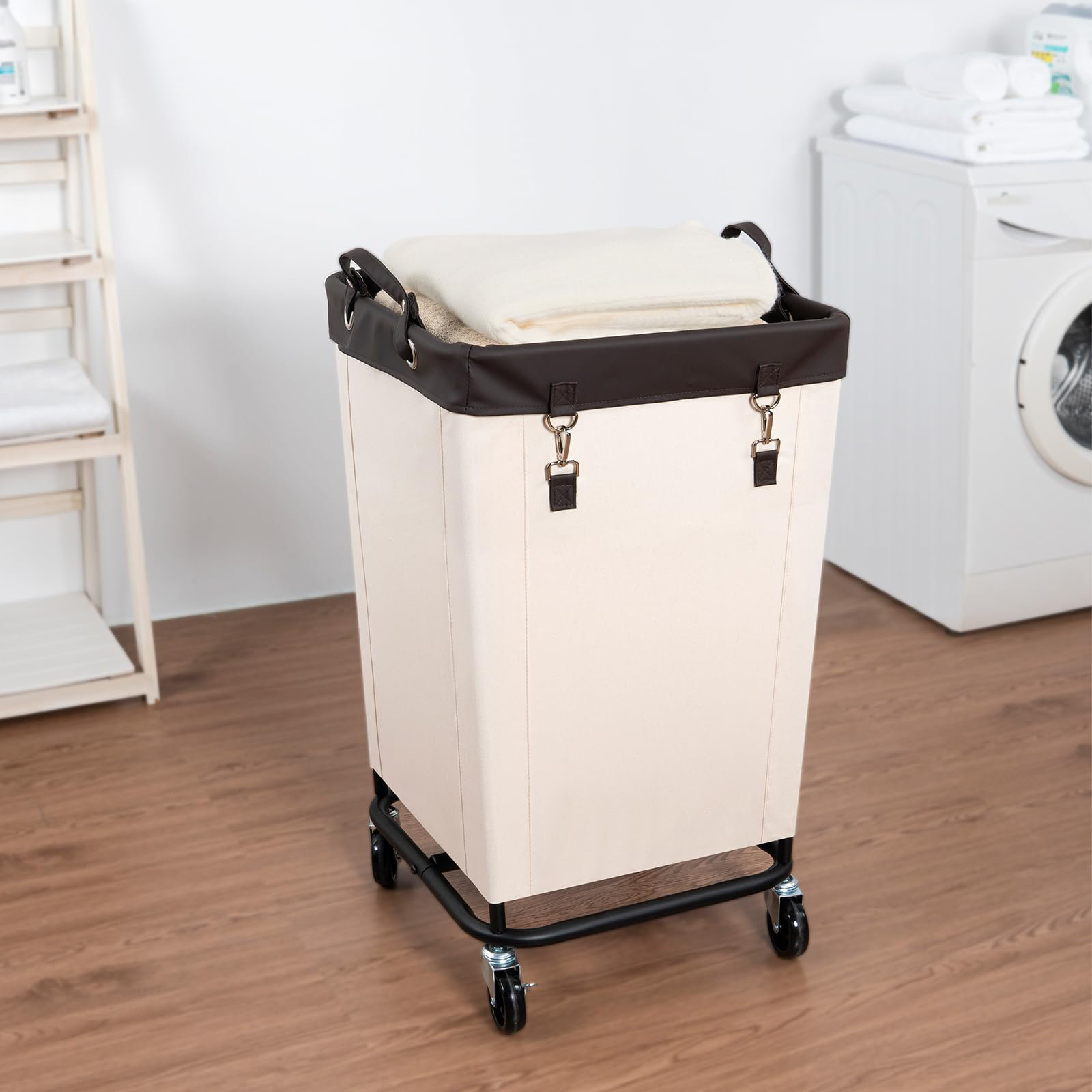 Latitude Run® Laundry Hamper With Wheels, 160L Clothes Large Laundry ...