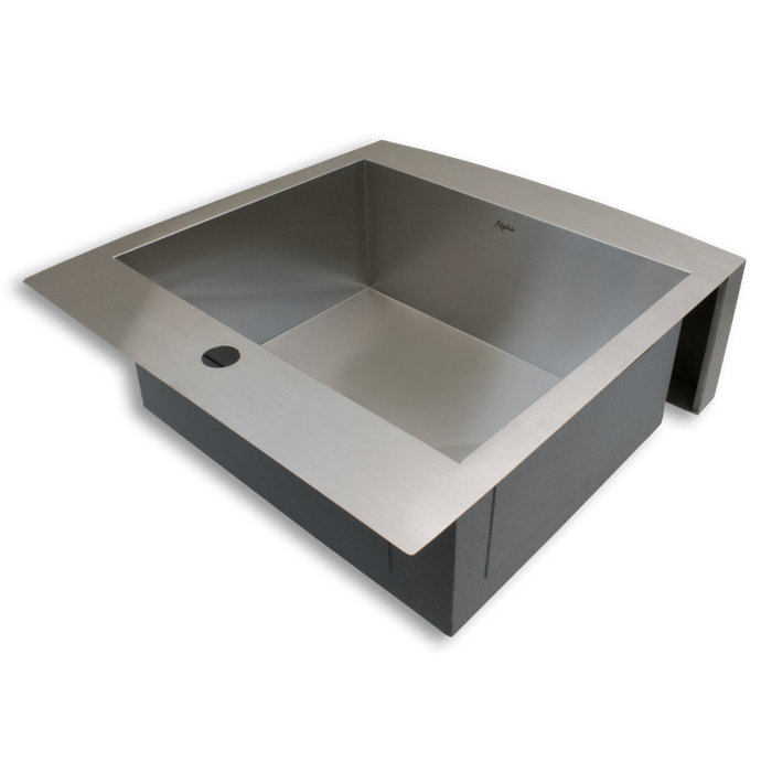 Alpha International Top Mount Apron Front 27" Farmhouse/Apron Kitchen ...