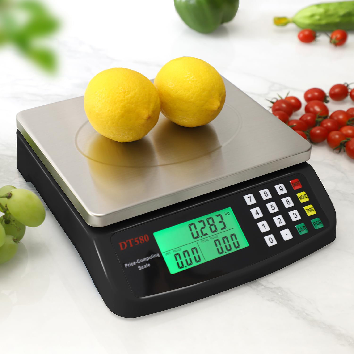 MODERN WALLS LLC Large Digital Kitchen Scale Commercial Food Scale ...