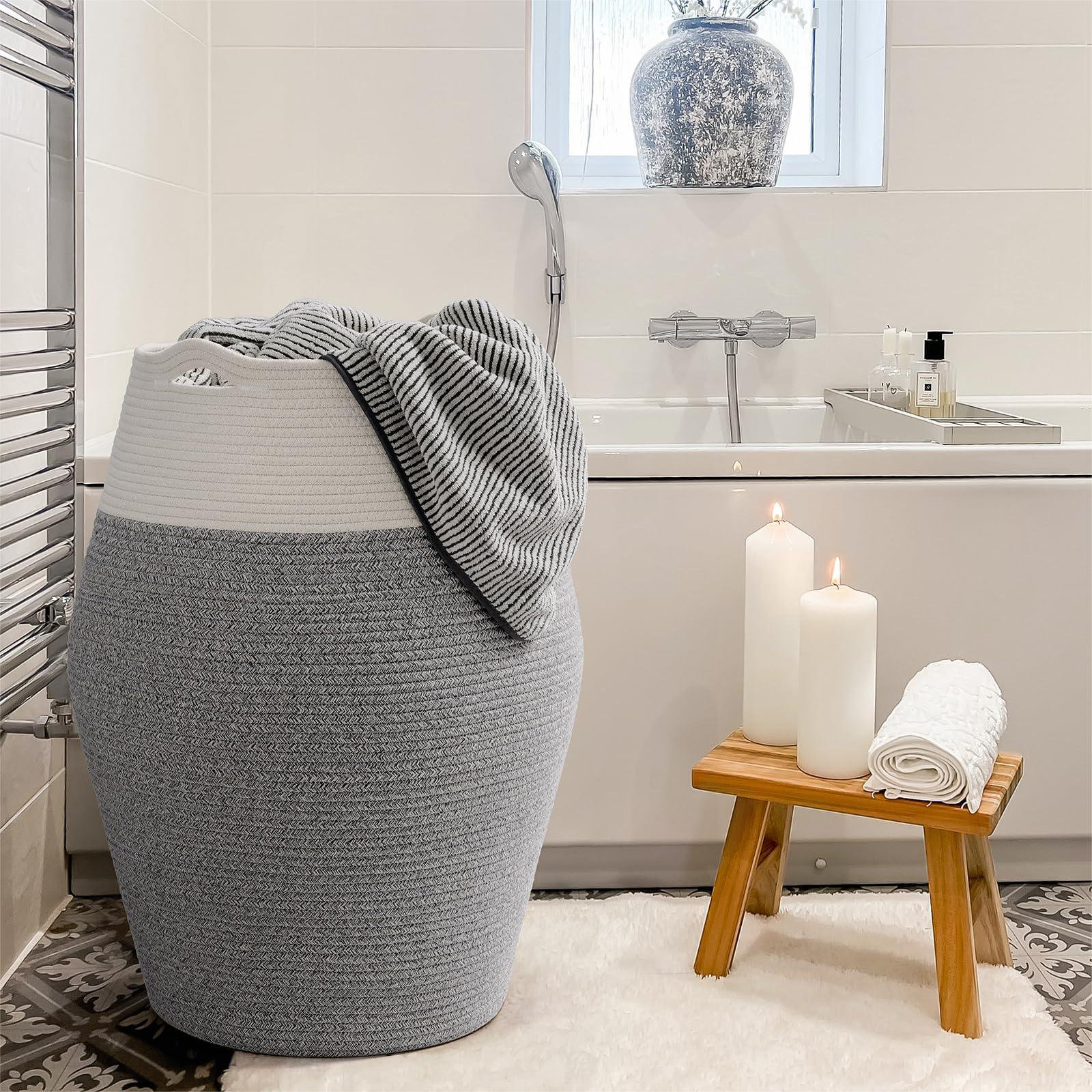 Beachcrest Home Fabric Laundry Hamper with Handles | Wayfair