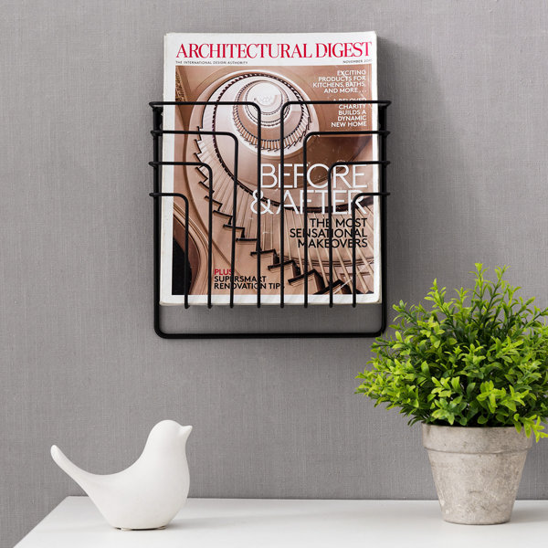 Rebrilliant Gailynn Wall Mounted Magazine Rack & Reviews | Wayfair
