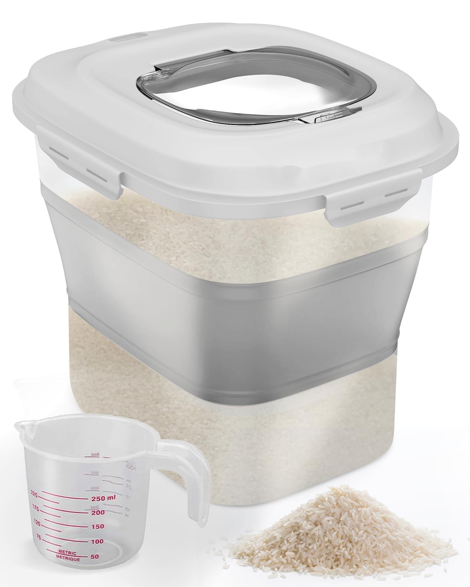 Prep & Savour Rice Container 50 Lbs Storage - 50Lb Rice Storage ...