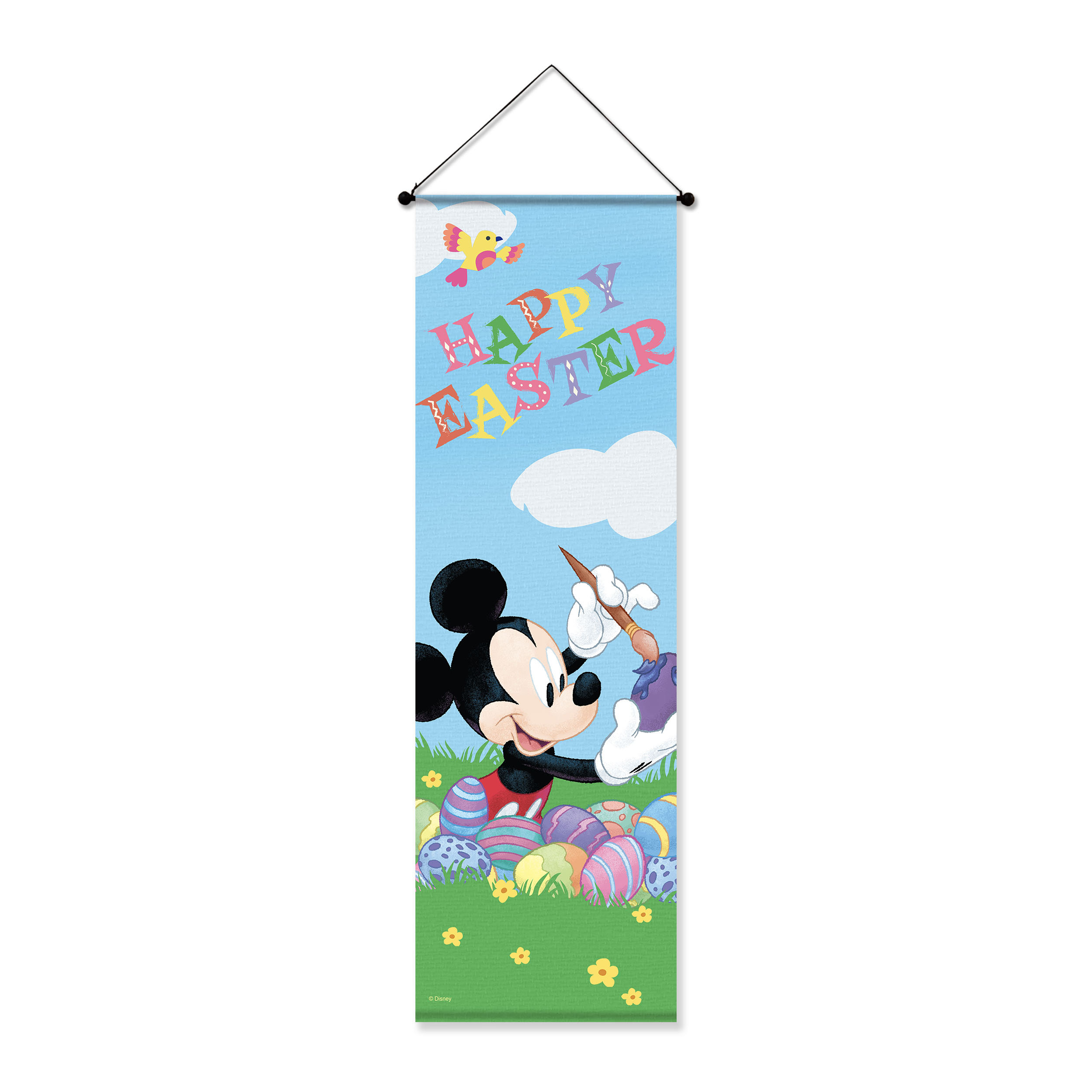 Back Yard Glory Disney Mickey Mouse Mouse Happy Easter Banner 15" x 47 ...