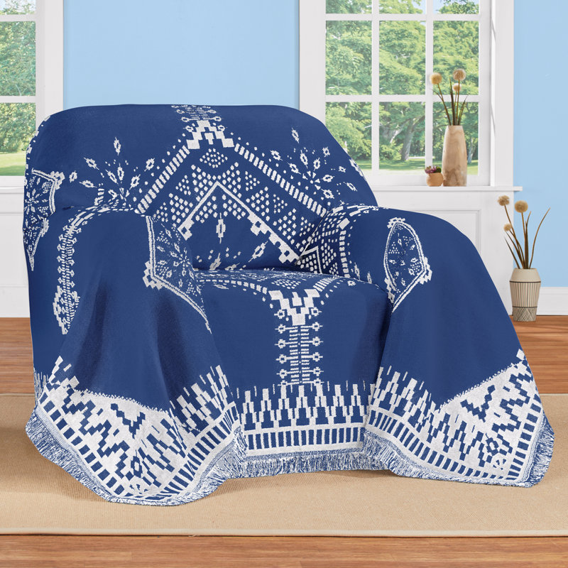 Union Rustic Box Cushion Armchair Slipcover | Wayfair