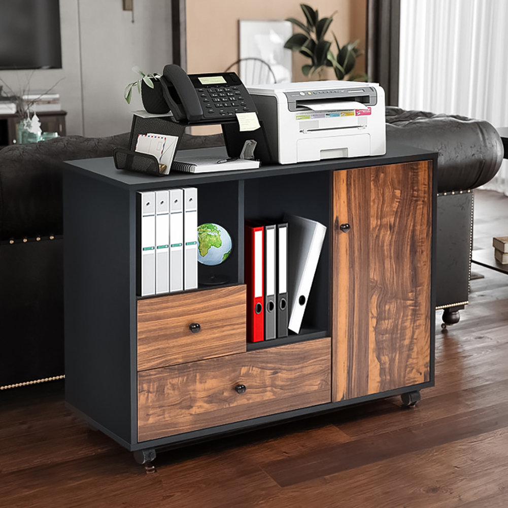 17 Stories Kitchen Sideboard Or Office Lateral Mobile Filing Open ...