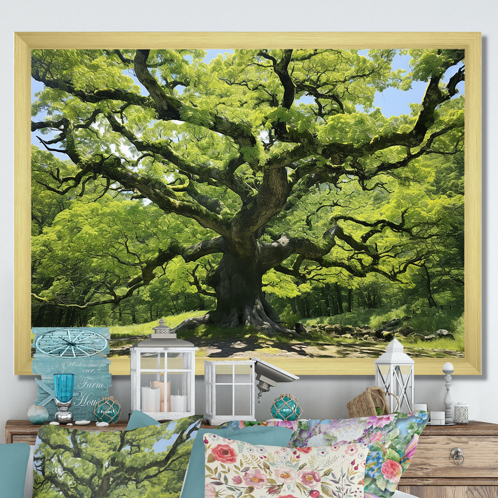 Millwood Pines Majestic Sycamore Tree Photo - Tree Sycamore Wall Art ...