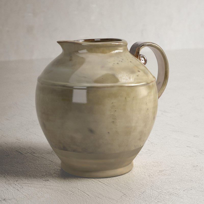 Birch Lane™ Natsuki Stoneware Pitcher in Reactive Glaze & Reviews | Wayfair