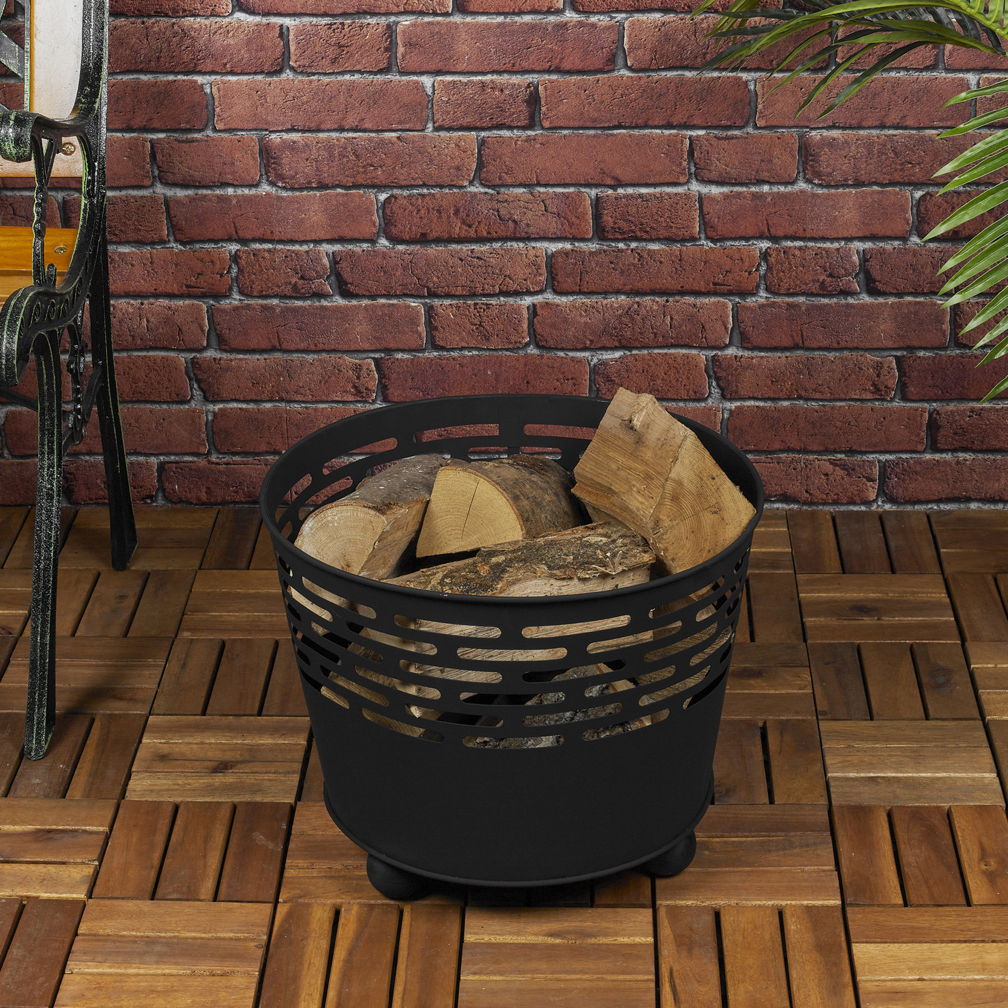 Dakota Fields Mccully Cast Iron Charcoal Fire Ring & Reviews | Wayfair ...