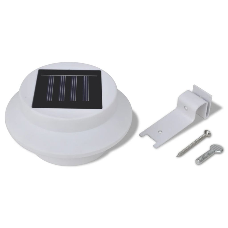 Arlmont & Co. Solar Gutter Light LED Patio Fence Deck Landscape ...