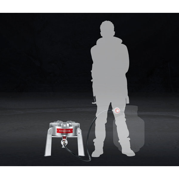 Concord Cookware Single Burner High Pressure Propane Cooking Kit | Wayfair