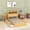 Lark Manor™ Platform Bed with Smart Storage Drawers and LED Light | Wayfair