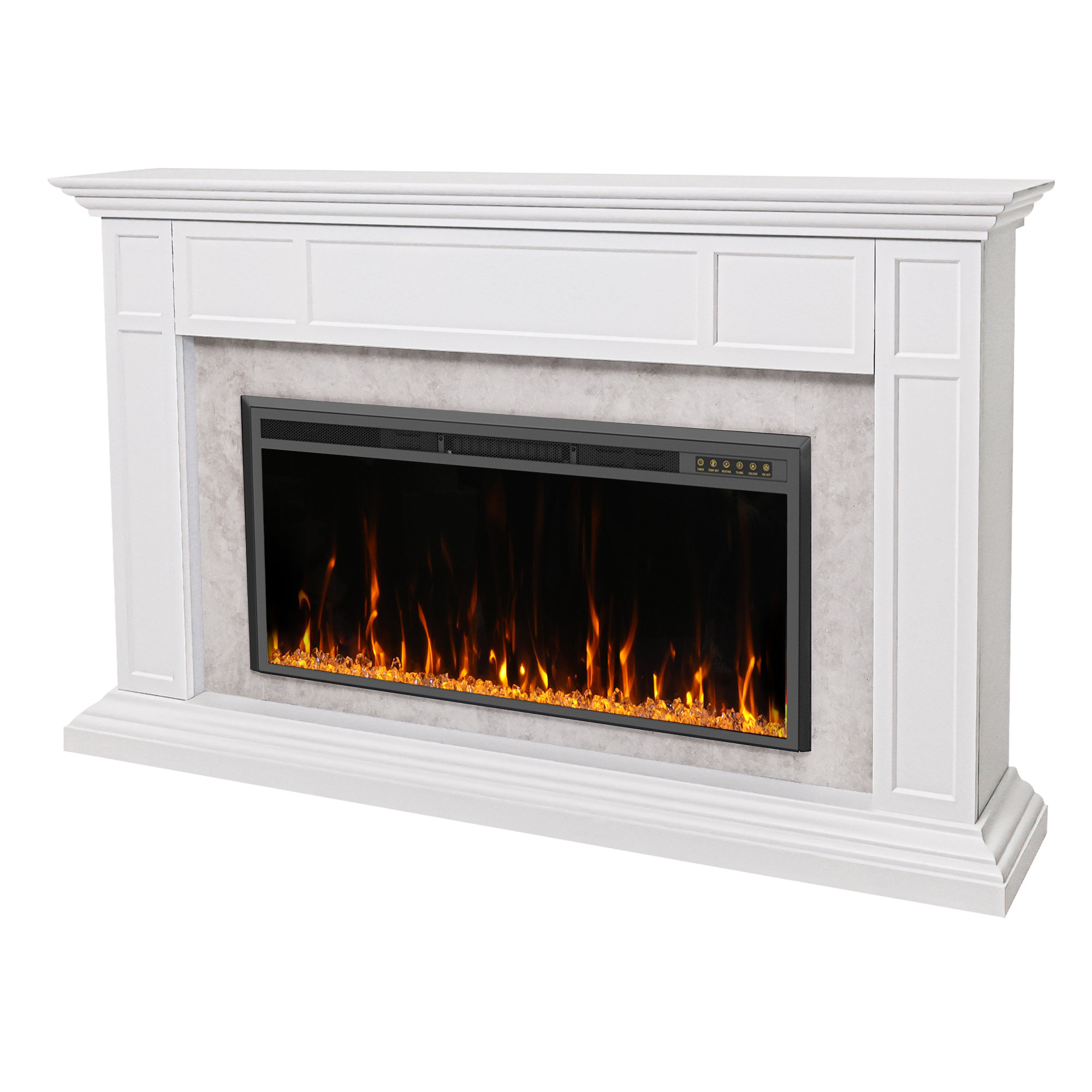 Winston Porter Surround Electronic Fireplace | Wayfair