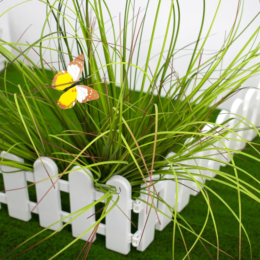 George Oliver 20PCS Artificial Plants Outdoor,Artificial Shrubs Fake ...